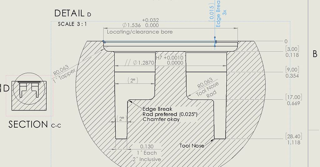 GD&T How to tolerance the following mold, and it's design - Engineering ...